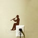 Man Playing Clarinet Light Switch Fabric Sticker Clarinet - Etsy