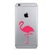 Flamingo iPhone 6 Decals Velvet Fabric iPhone 7 Plus Stickers Pink ...