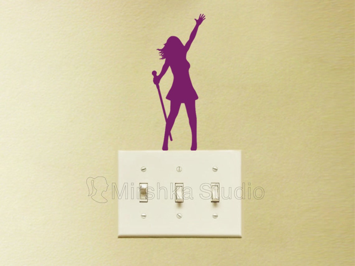 Female Singer Fabric Sticker Woman Musician Gifts Teen - Etsy Israel