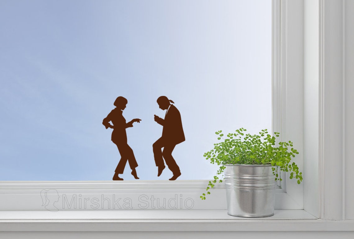 Pulp Fiction Fabric Sticker 90s Wall Art Movie Home Decor - Etsy