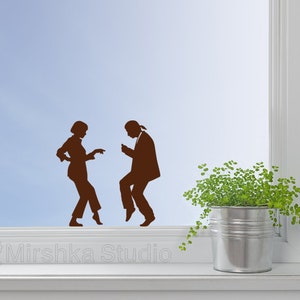 Pulp Fiction Fabric Sticker 90s Wall Art Movie Home Decor Film MacBook ...