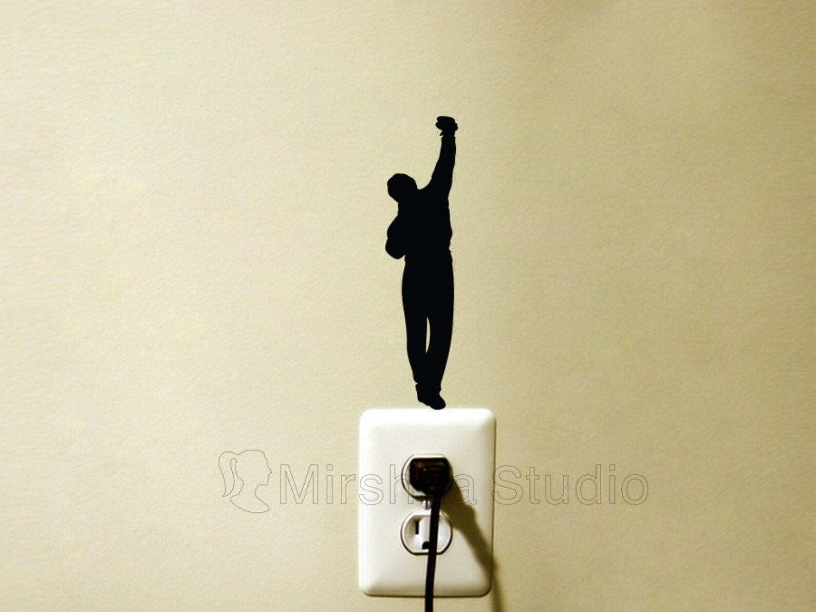Rocky Movie Wall Sticker Rocky Balboa Wall Decor Sylvester - Etsy Israel