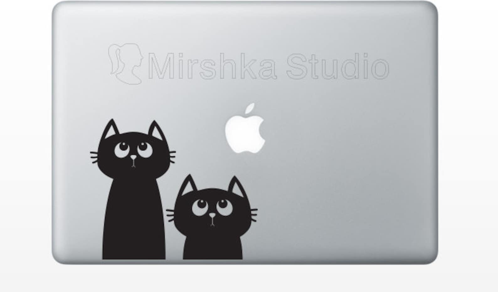 Two Cute Cats Light Switch Stickers Peeking Cats Decal - Etsy Israel
