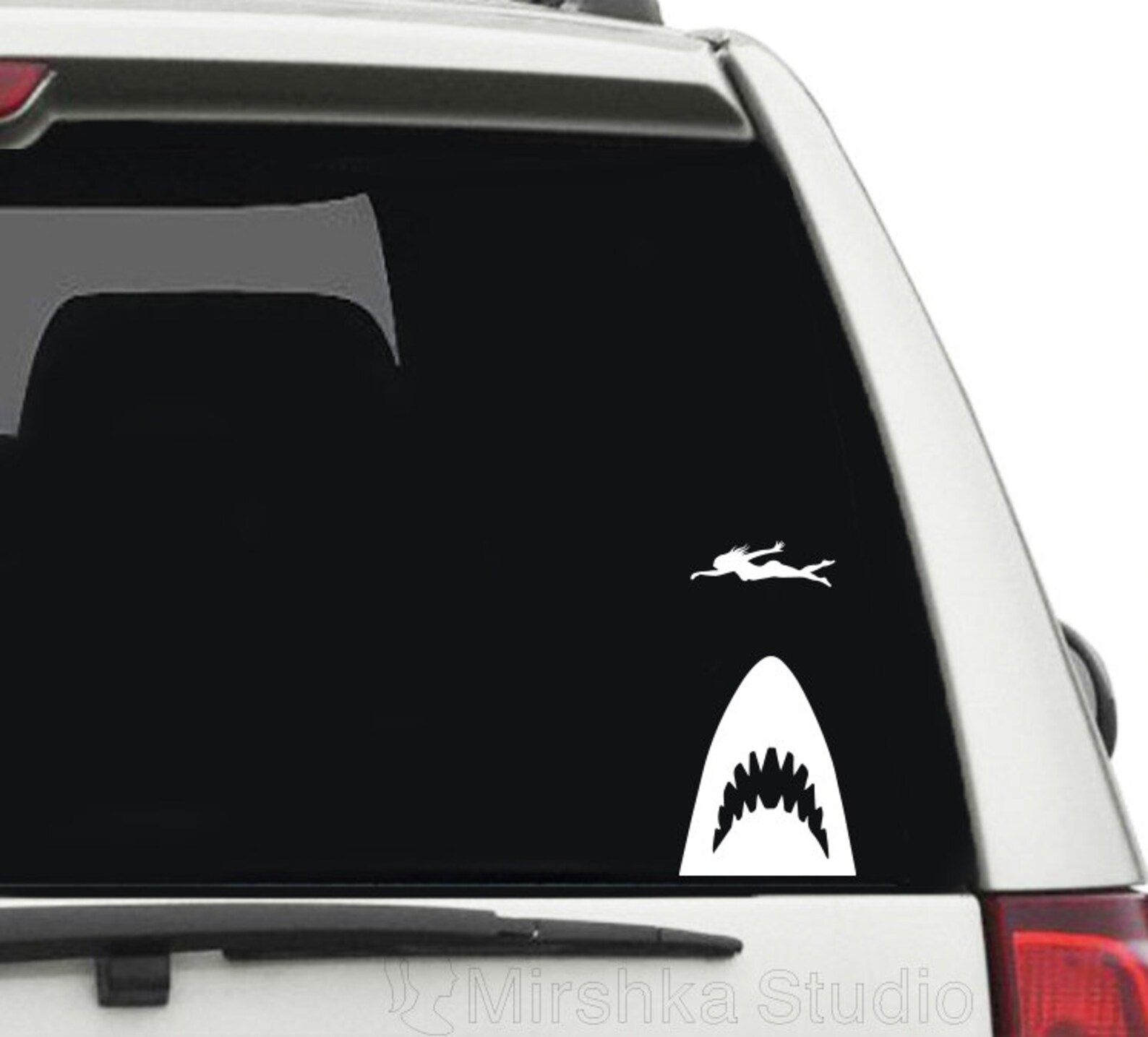 Jaws Velvet Sticker Shark Decor Movie Home Decor Retro | Etsy