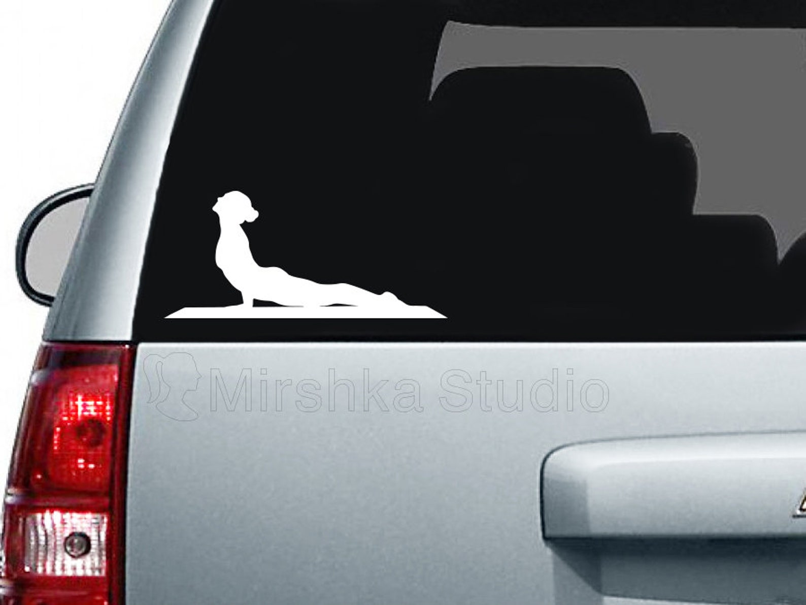 Yoga Pose Light Switch Decal Yogi Wall Sticker Sport | Etsy