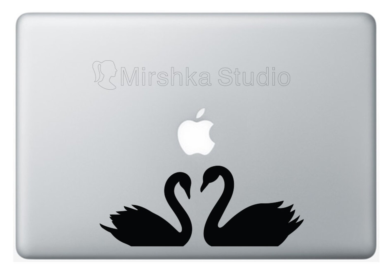 Swans Light Switch Stickers Animals Wall Decal Two Swans | Etsy