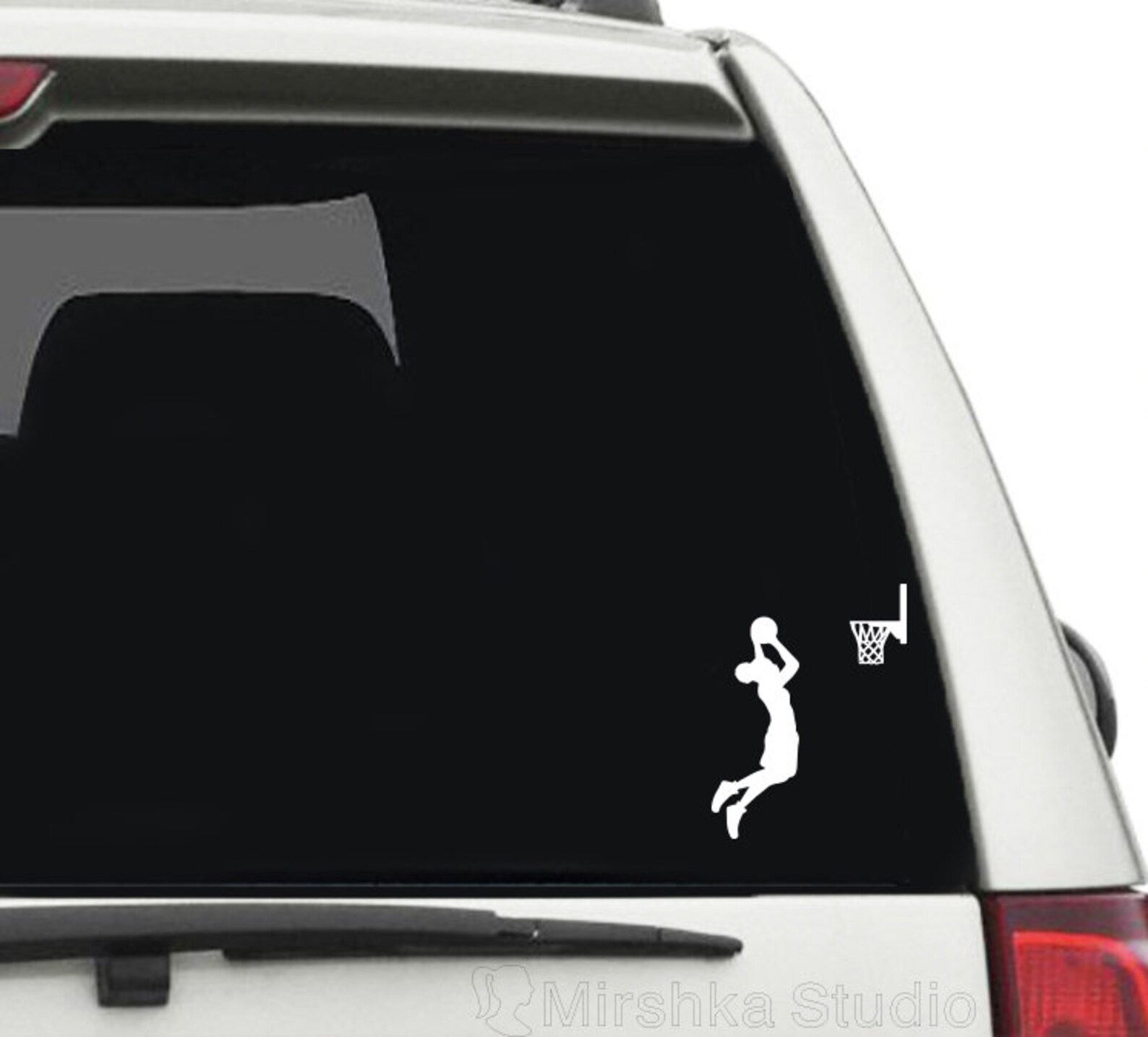 Black Girl Basketball Wall Sticker African American Woman | Etsy