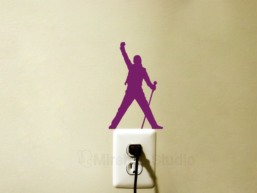 Male Singer Fabric Decal Music Wall Sticker Teen Room Wall | Etsy