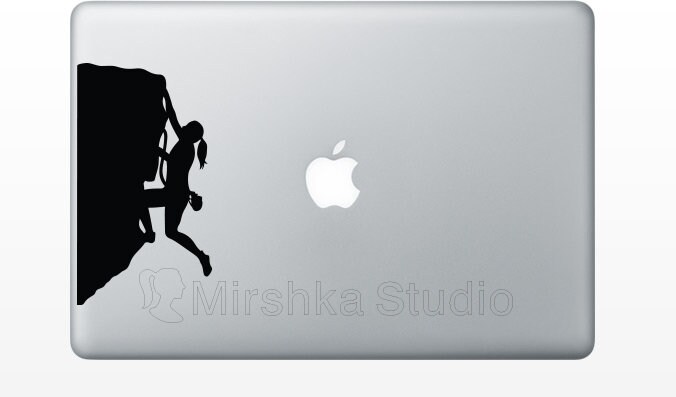 Woman Climber Light Switch Sticker Girl Rock Climbing Room - Etsy