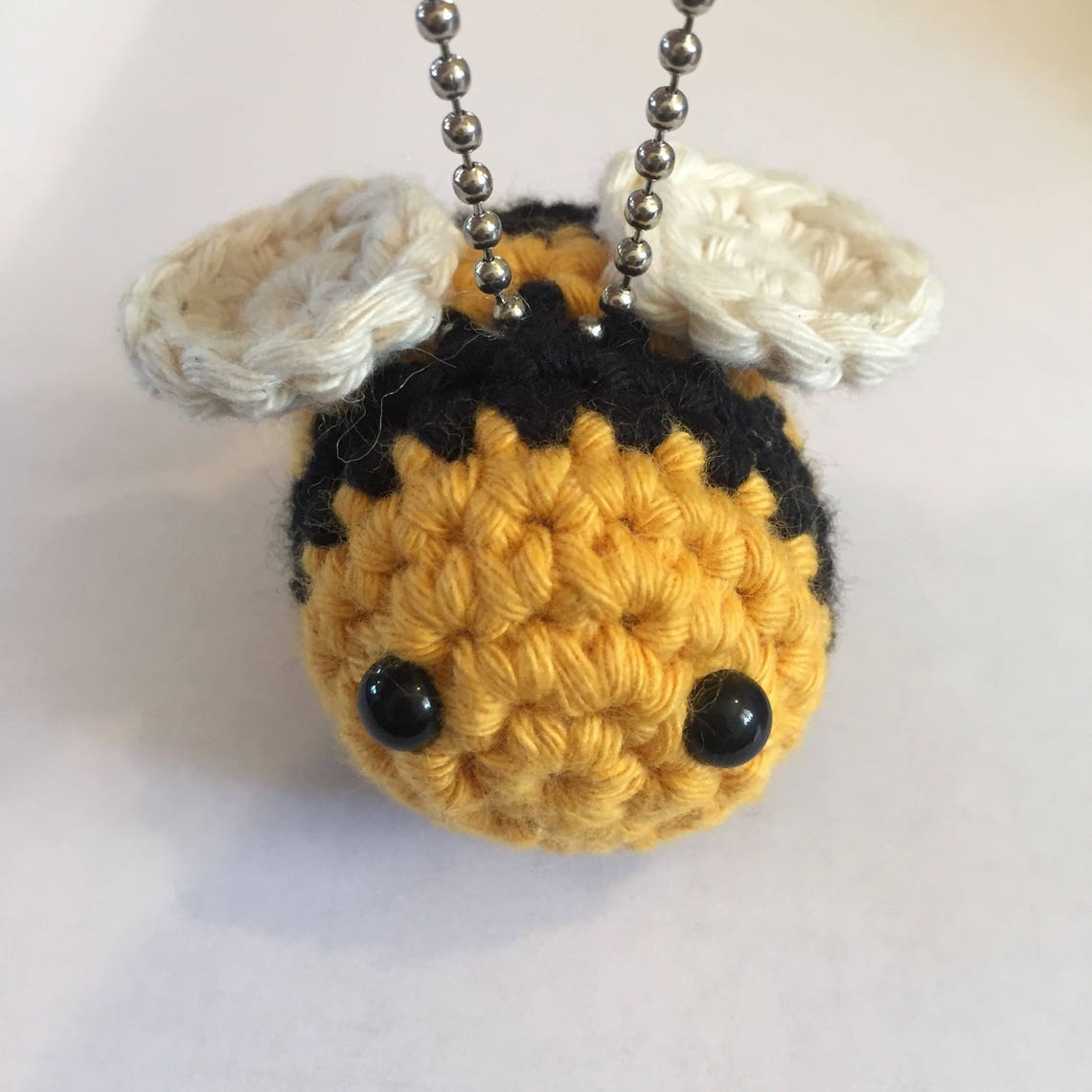 Bumble the Bee Crochet Keychain/key Ring Pattern. Amigurumi Bee. Cute ...