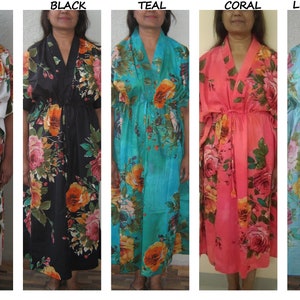 Plus Size Robes 4X,5X,6X Women Bridesmaid Robe Plus Size, Matching ...