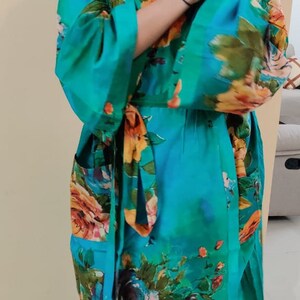 Plus Size Robes 4X,5X,6X Women Bridesmaid Robe Plus Size, Matching ...