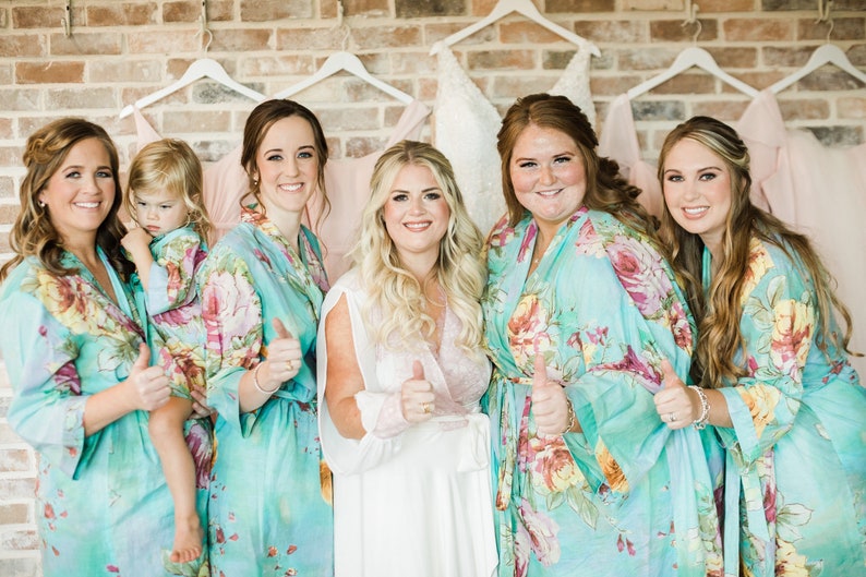 Plus Size Robes 4X5X6X Women Bridesmaid Robe Plus Size - Etsy