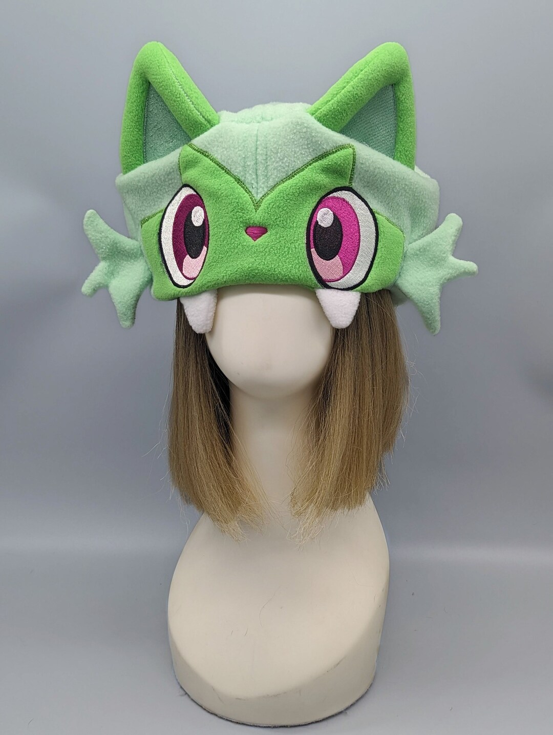 Sprigatito Inspired Pokemon Fleece Beret - Etsy