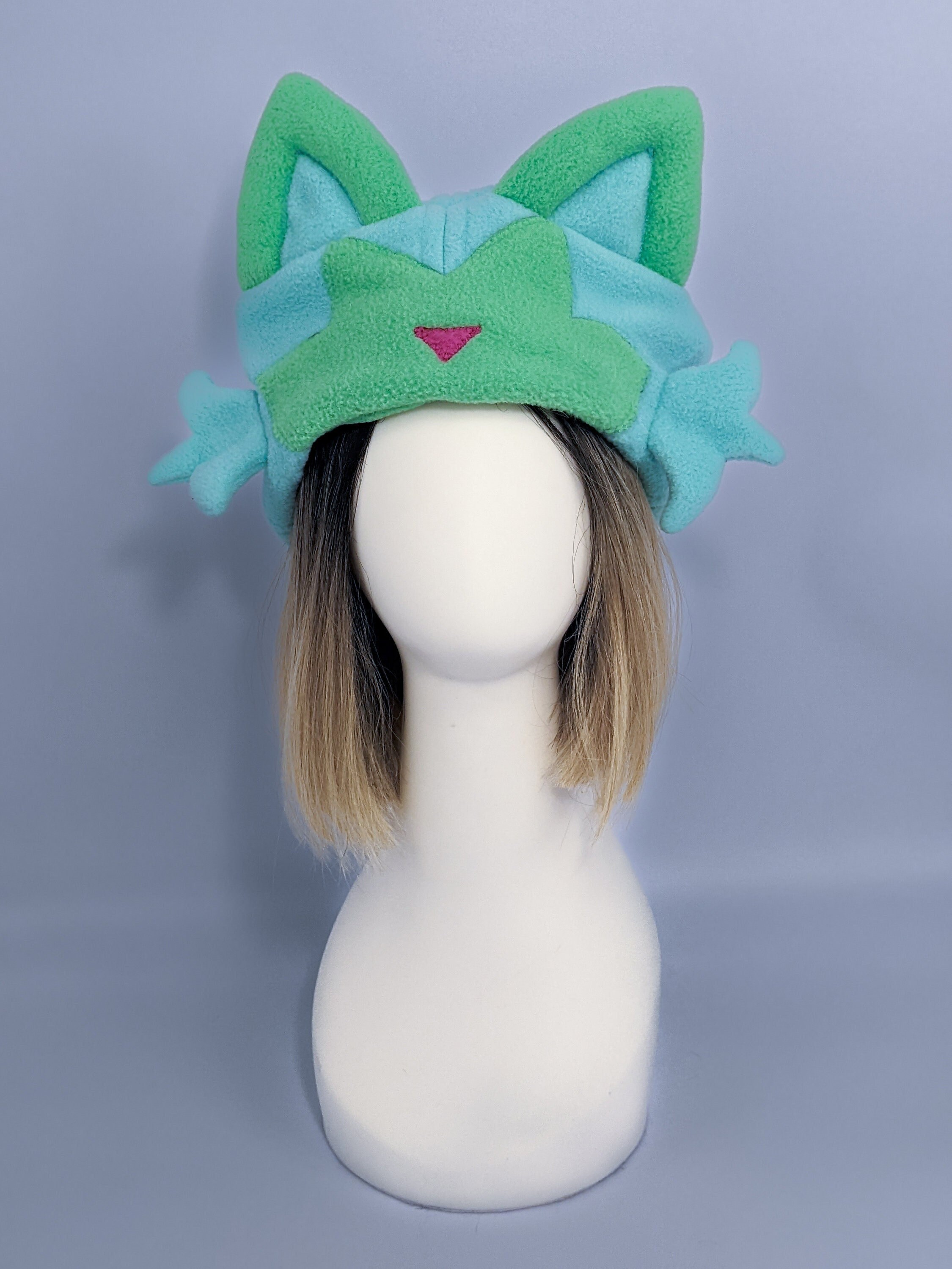 Sprigatito Inspired Pokemon Fleece Beret - Etsy