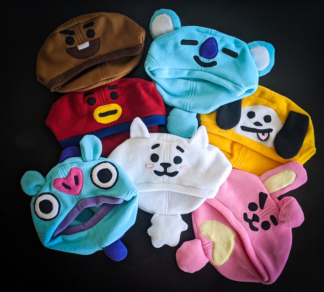 BT21 BTS Fleece Beret Hat - Etsy