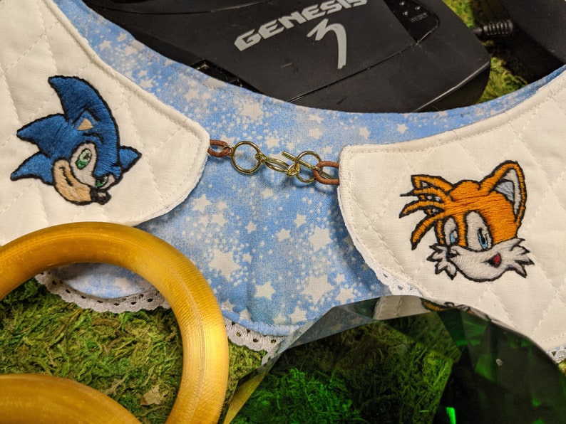Sonic the Hedgehog and Tails Peter Pan Faux Collar - Etsy