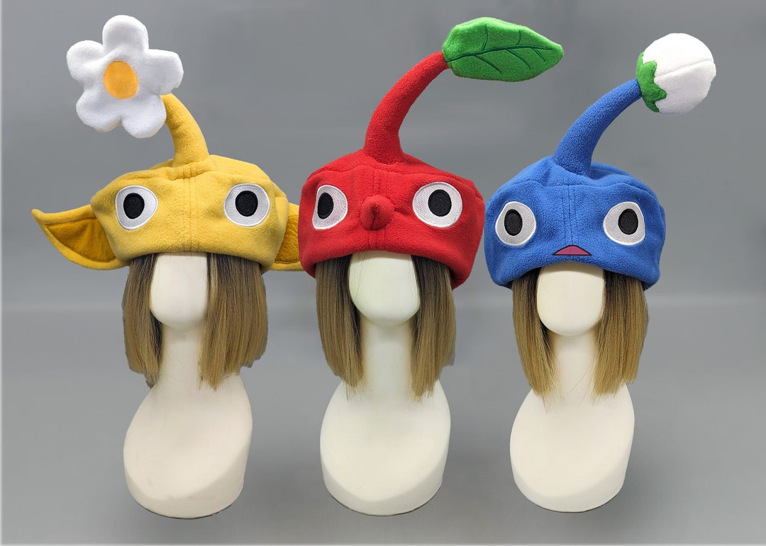 Pikmin Inspired Beret Cute Warm Hat, Fleece Beret - Etsy