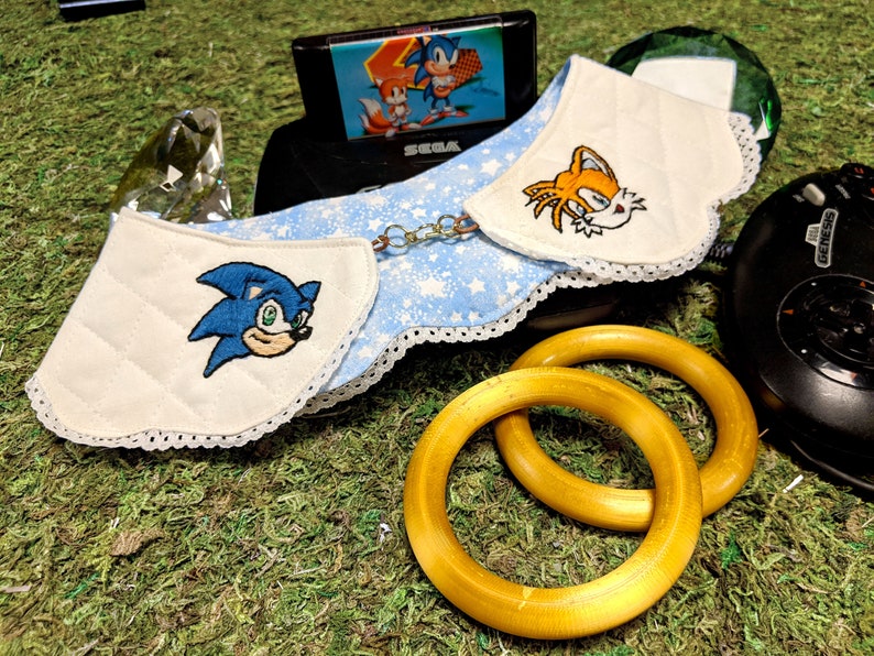 Sonic the Hedgehog and Tails Peter Pan Faux Collar - Etsy