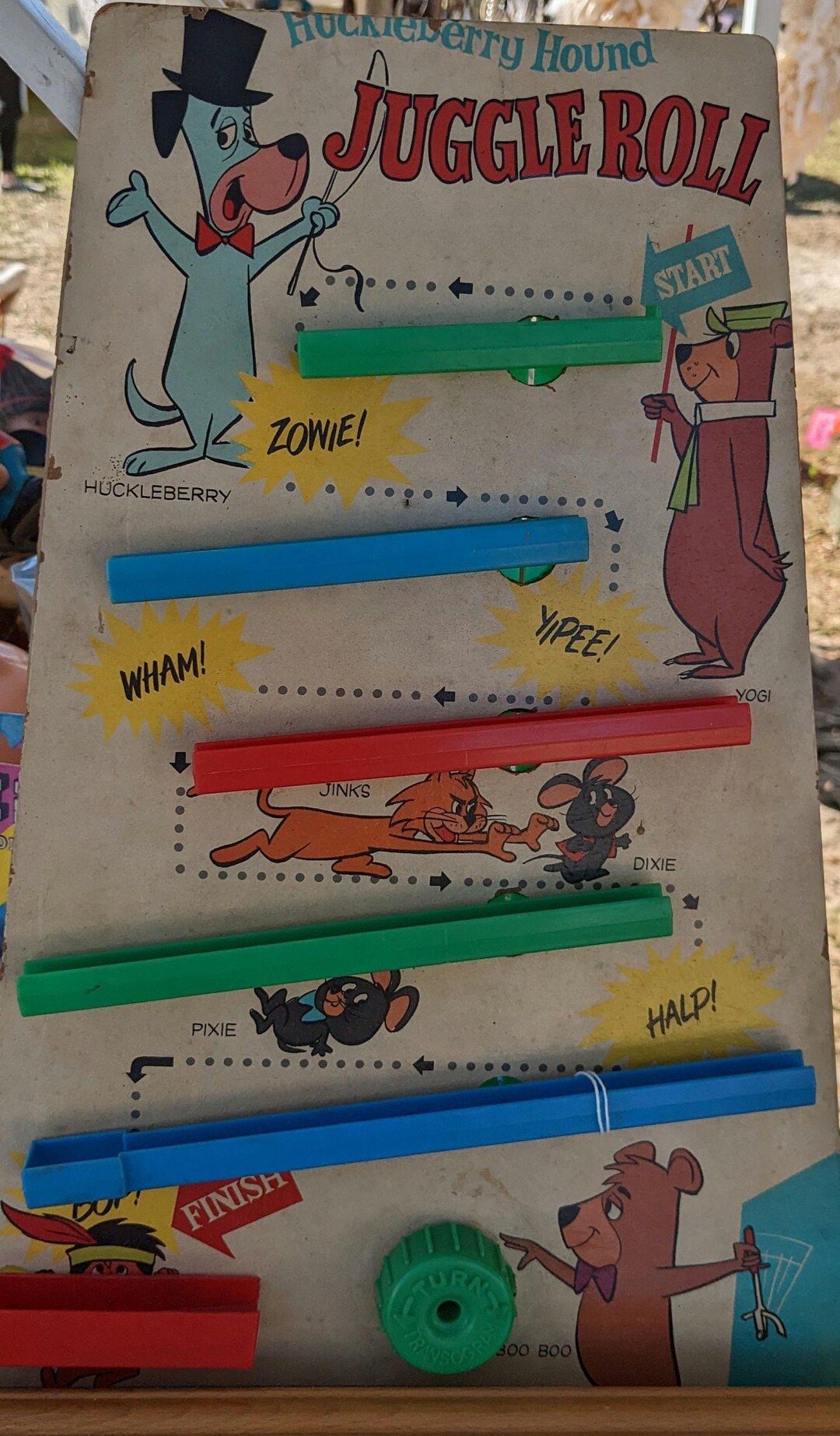 Hanna Barbera Huckleberry Hound Ball Game 1960 - Etsy