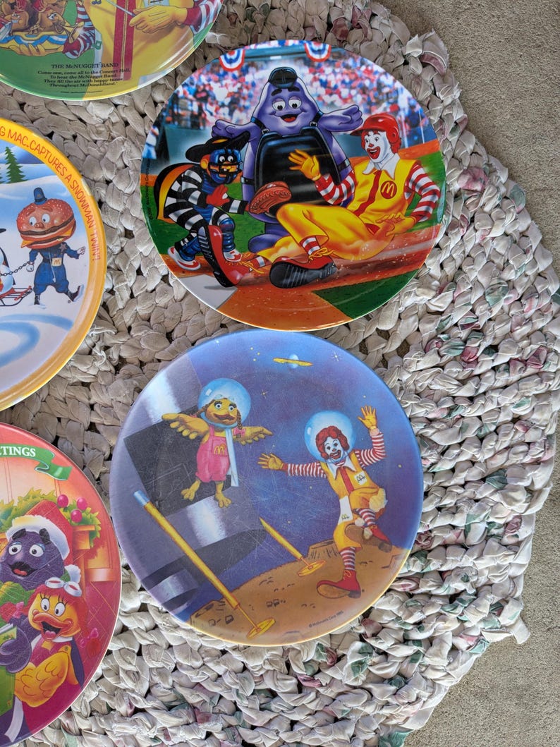 Vintage Mcdonald's Plates - Etsy