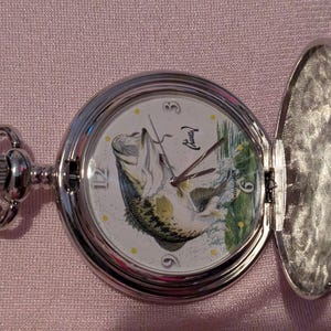 Fishing Pocket Watch - New in Box - Etsy