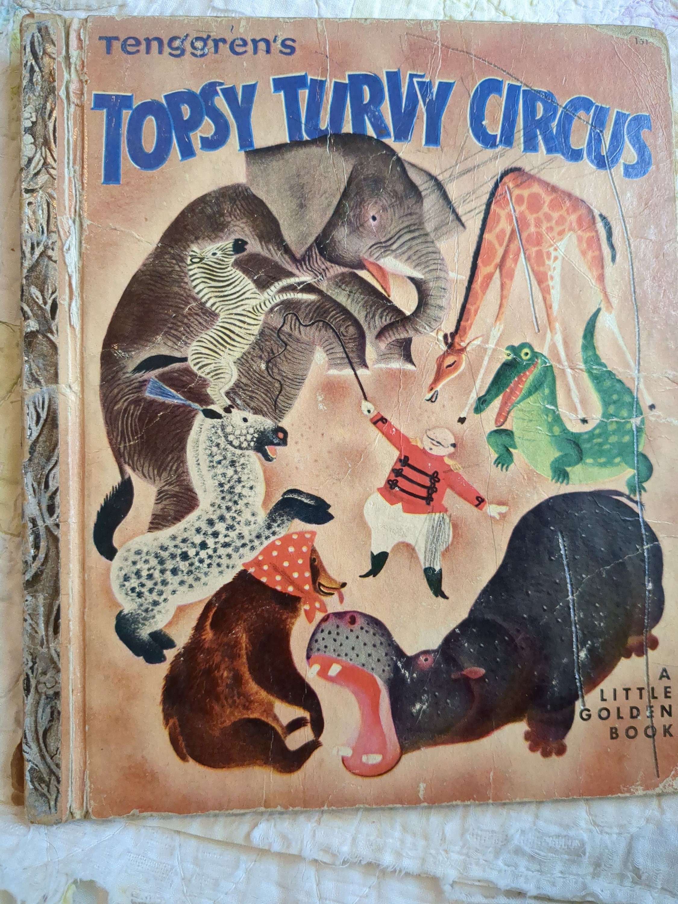 1954s Topsy Turvy Circus A Little Golden Book - Etsy