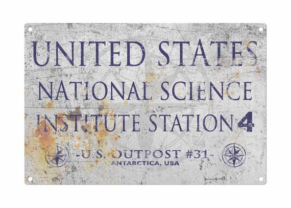 The Thing: Outpost 31 Metal Sign | Etsy