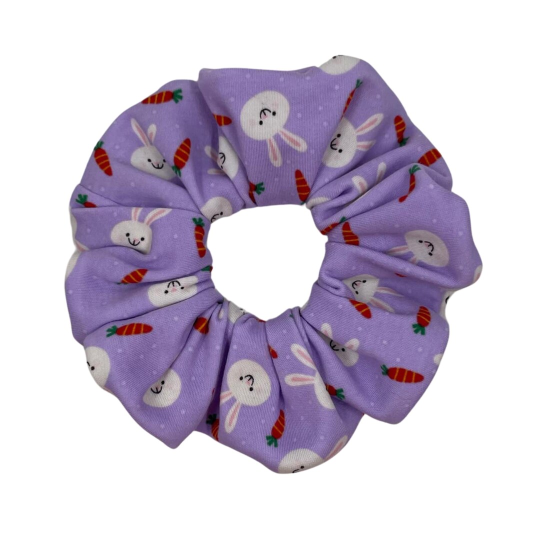 The BOBBIE BUNNY Scrunchie L Bunny Hair Scrunchie L Easter Hair ...