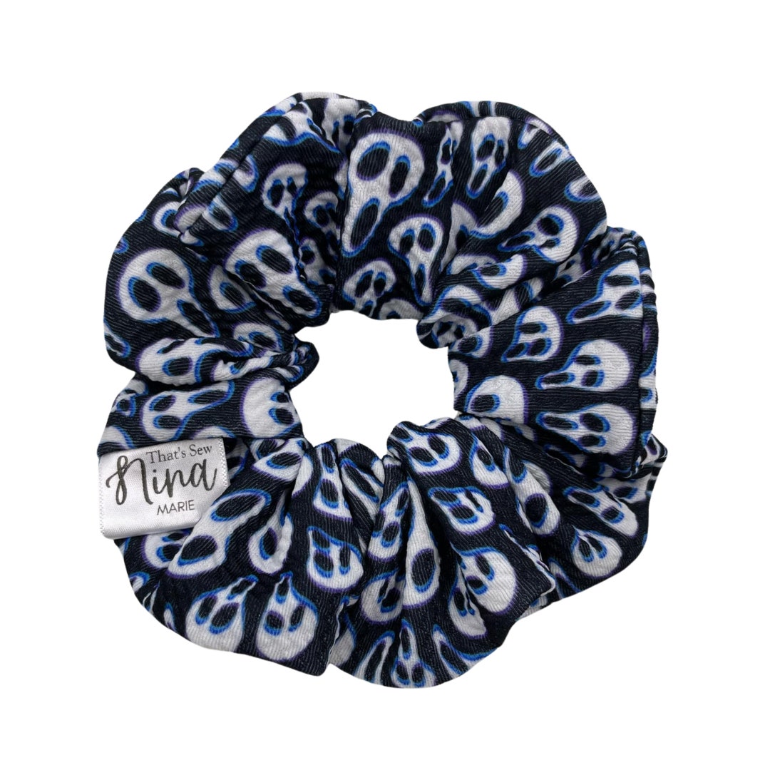 Scary Face Scrunchie: Halloween Horror Hair Tie - Etsy