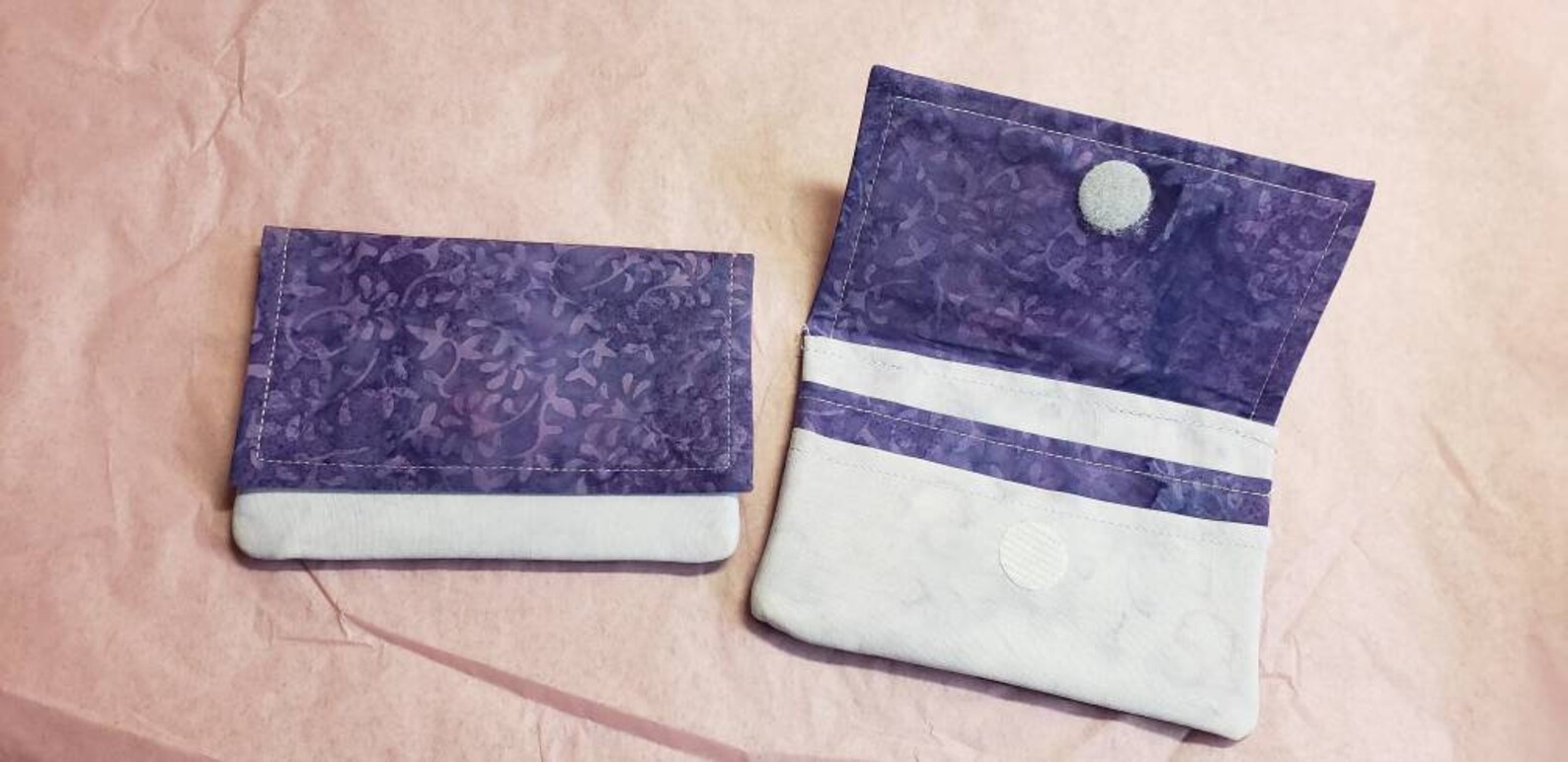 Handmade Fabric Credit Card Wallet - Etsy