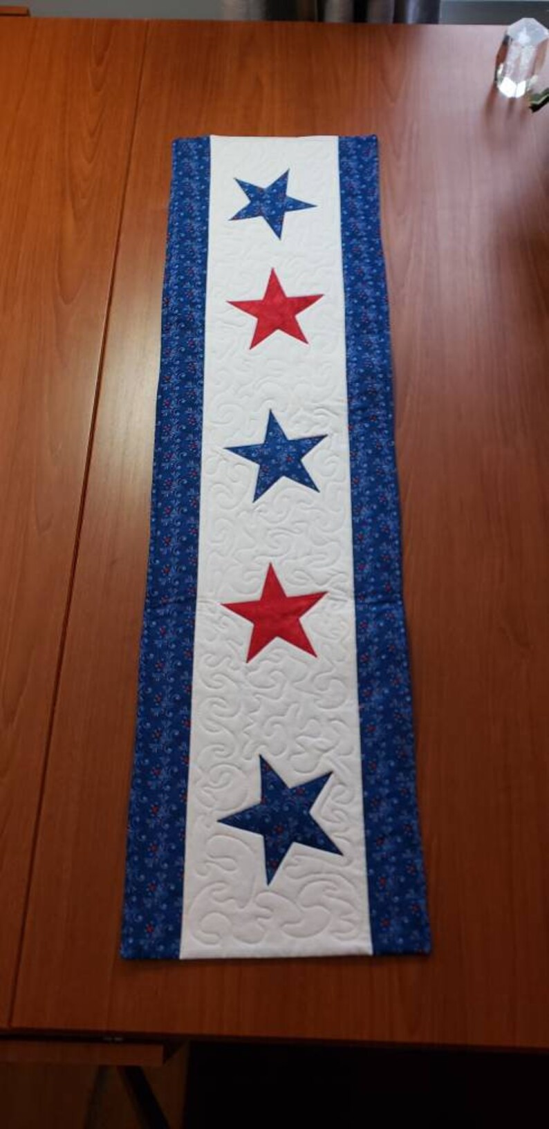 Star Spangled Quilted Table Runners Choose Your Style - Etsy
