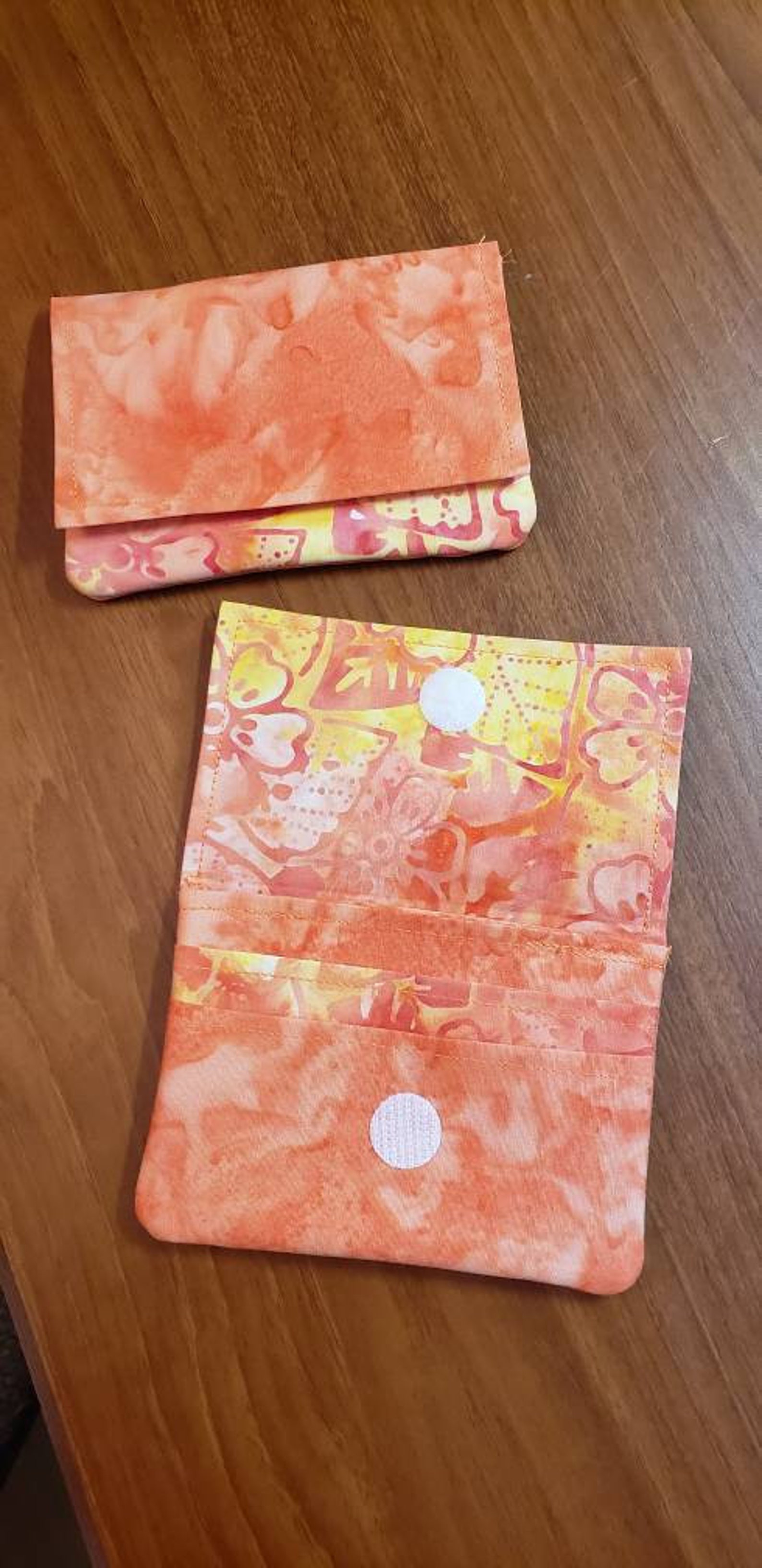 Handmade Fabric Credit Card Wallet - Etsy