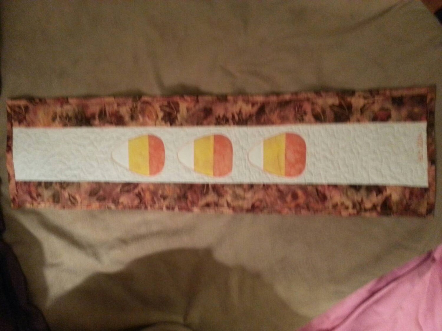 Candy Corn Fall Festive Table Runner - Etsy UK