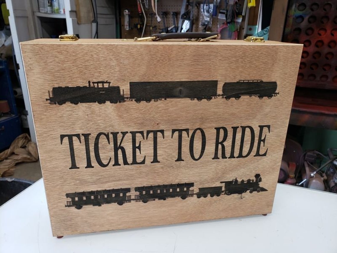 Ticket to Ride Hobby Lobby Art Box Game Organizer Insert - Etsy