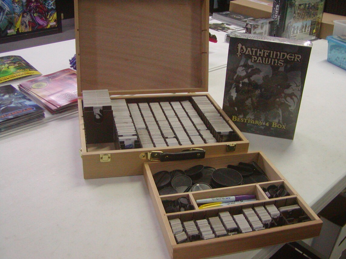 Storage Case for Pathfinder Starfinder D&D Pawns or - Etsy
