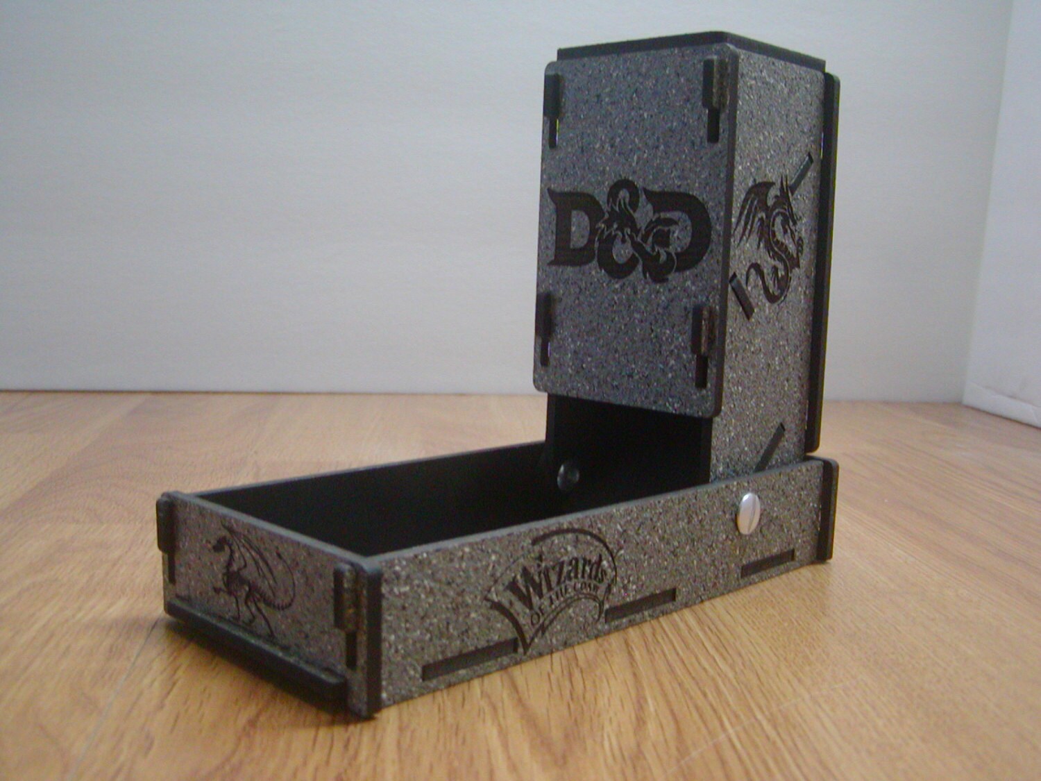 Fold-Down Dice tower/Roller with flip up tower and dice | Etsy