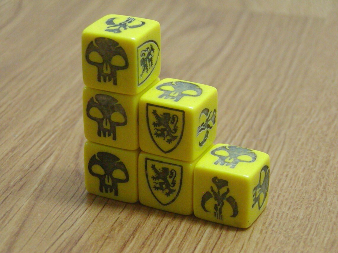 Hero Quest Custom Made Dice Replacement Dice. SETS - Etsy