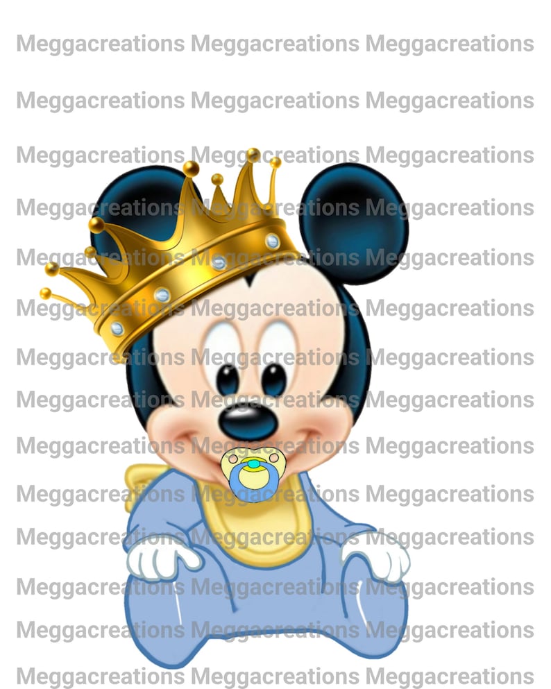 Princess Minnie and Prince Mickey Png - Etsy