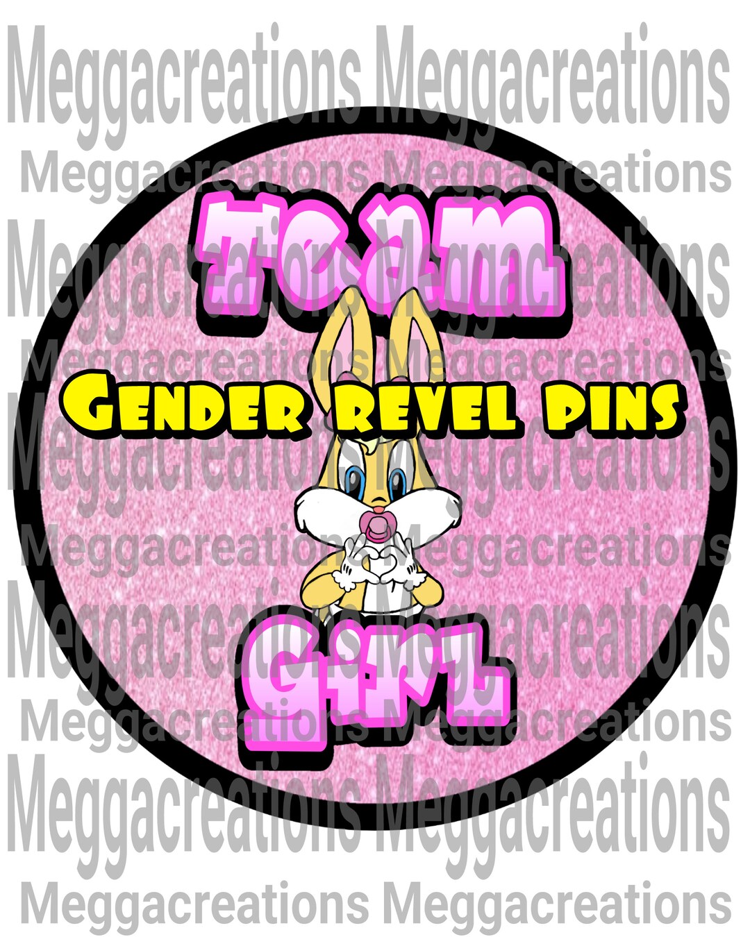 Bugs and Lola Gender Pins - Etsy