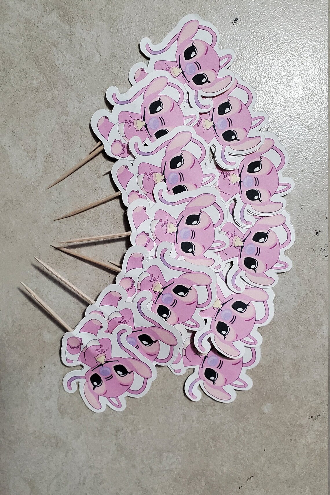 Stitch OR Angel Cupcake Toppers - Etsy