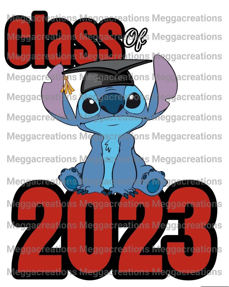 Stitch Digital Download Graduation Png Print and Cut 2024 Available ...