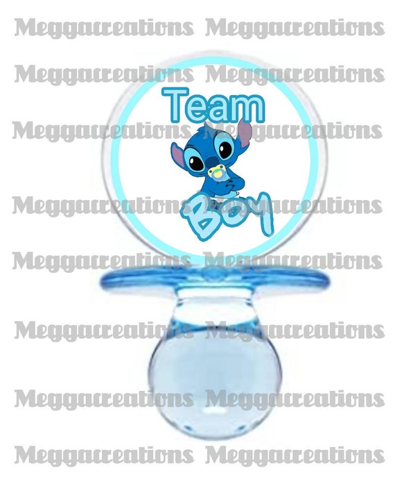 Stitch Baby Shower Pacifier Guest Favor Necklaces Lilo and - Etsy