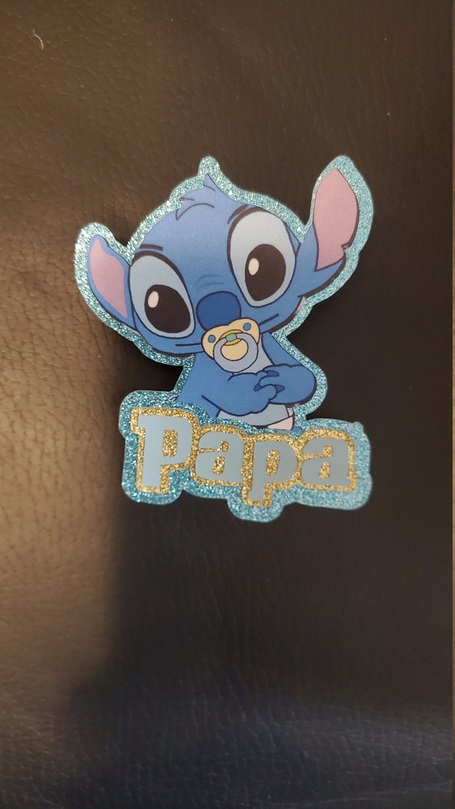 Baby Boy Stitch Themed Daddy to Be Baby Shower Badge Pins - Etsy