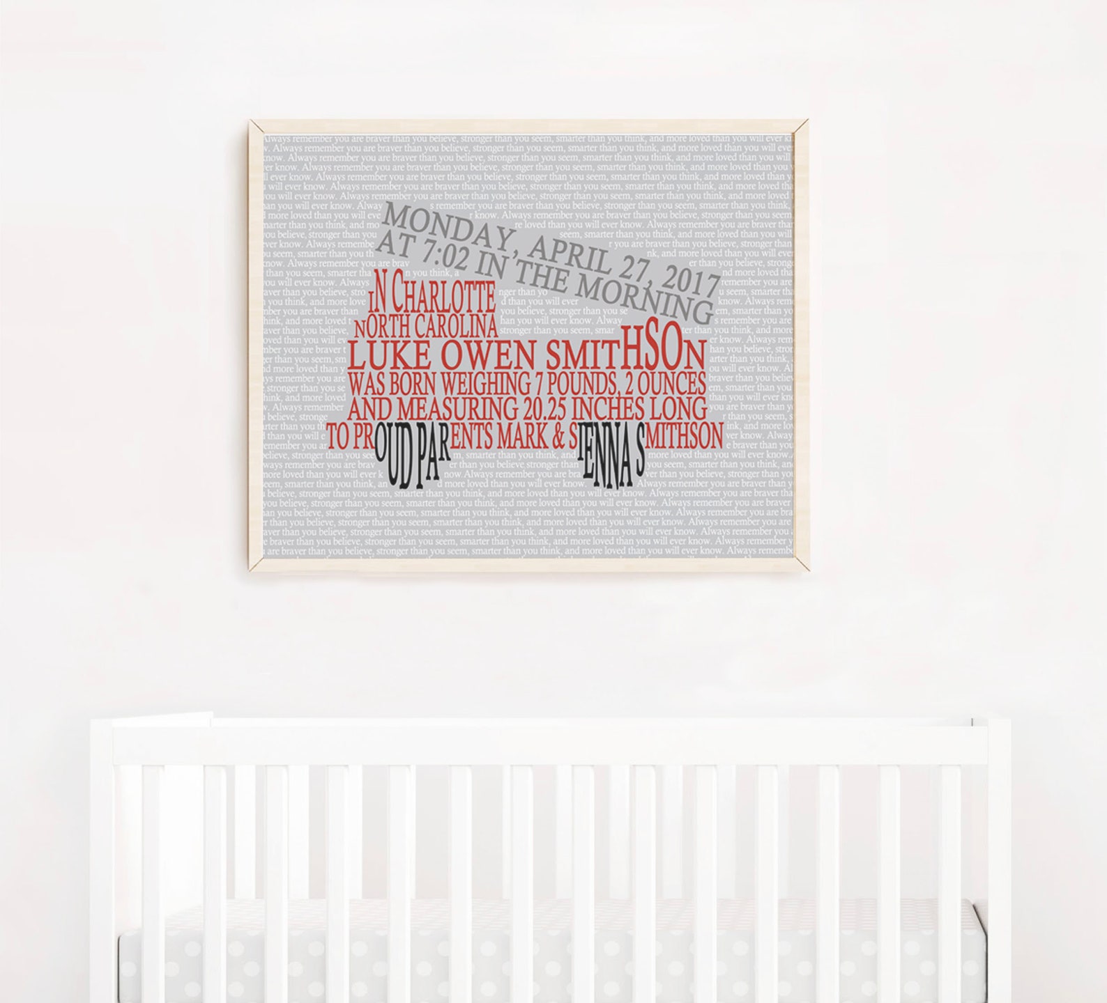 Fire Truck Nursery Decor, Personalized Fire Engine Birth Stats Nursery ...