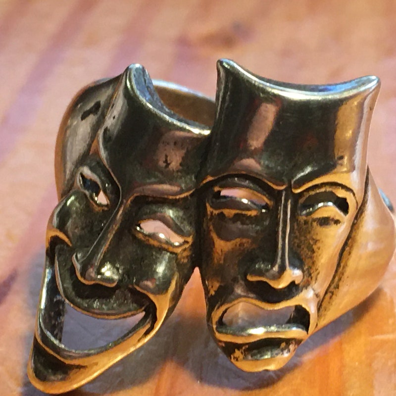 Happy Sad Theatre Masks - Etsy