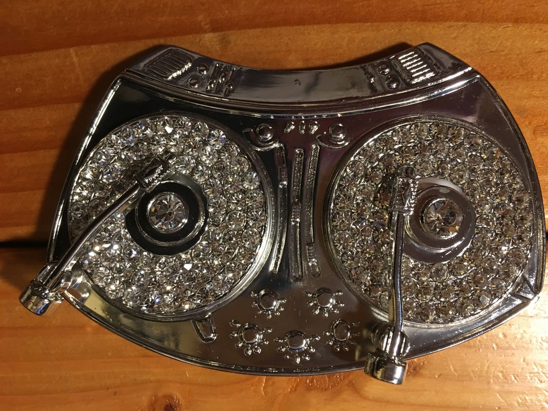 Turn Table Wrapper Belt Buckle W / Bling - Etsy