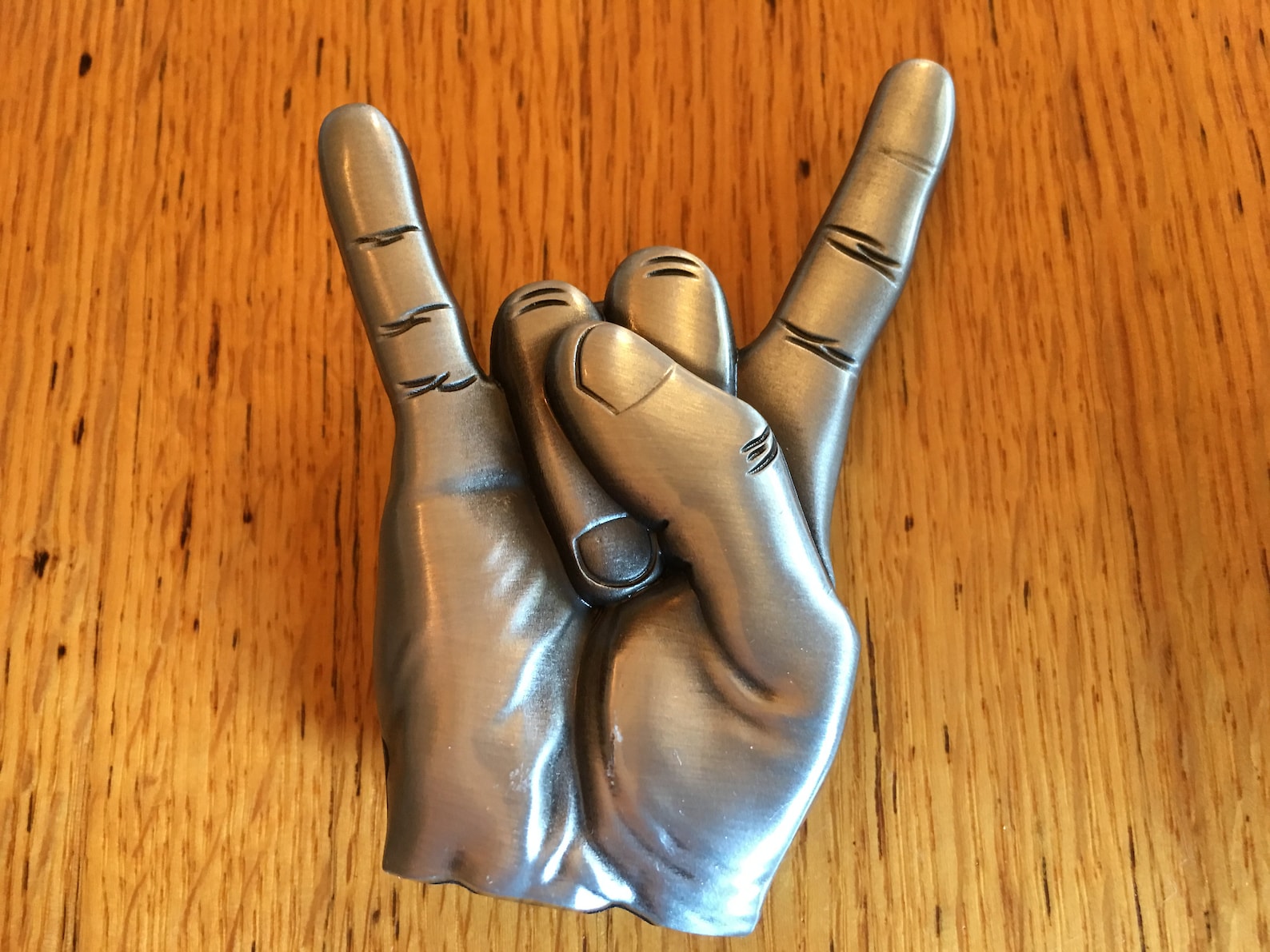 Rock on Belt Buckle - Etsy