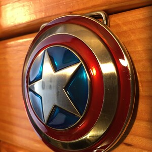 Captain America Belt Buckle - Etsy