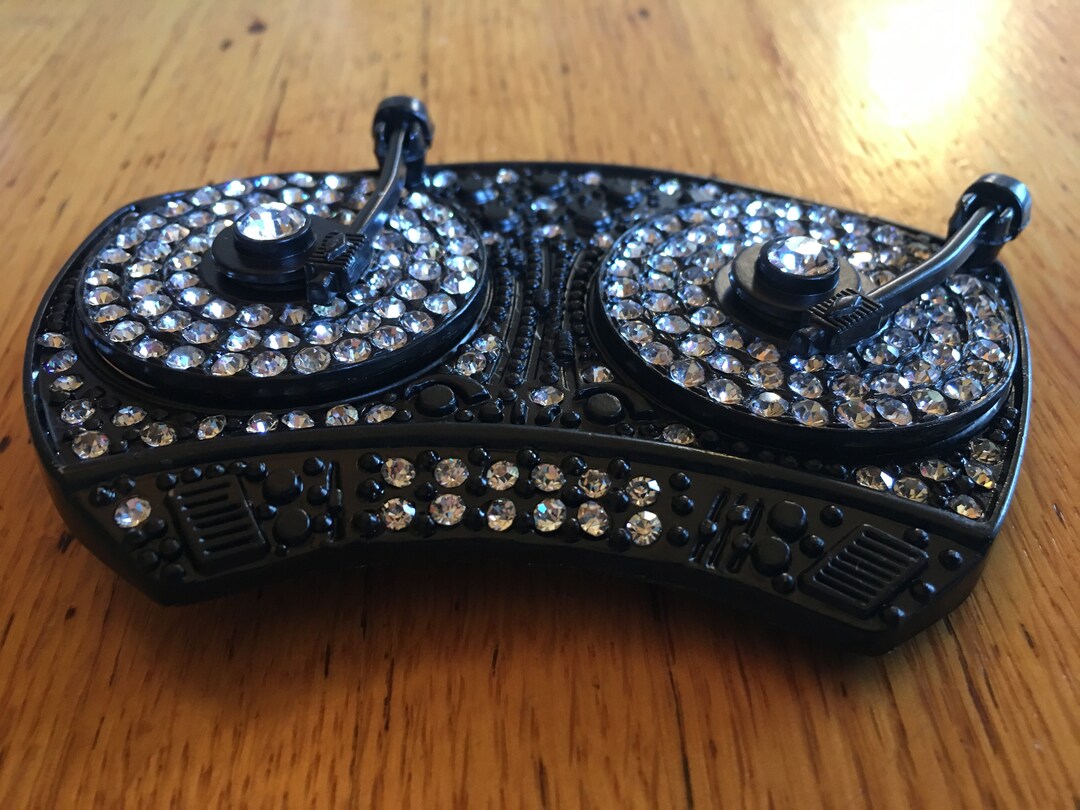 Turn Table Bling Belt Buckle - Etsy